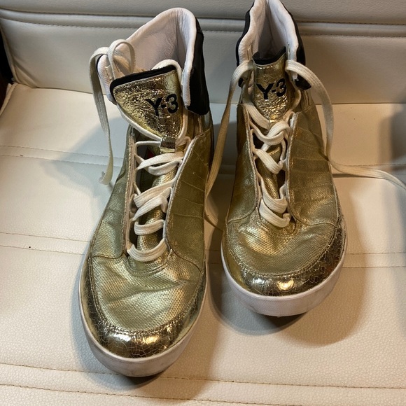 adidas | Shoes | Y3 Honja High Gold Black | Poshmark